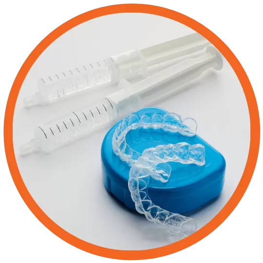 single tooth bleaching tray