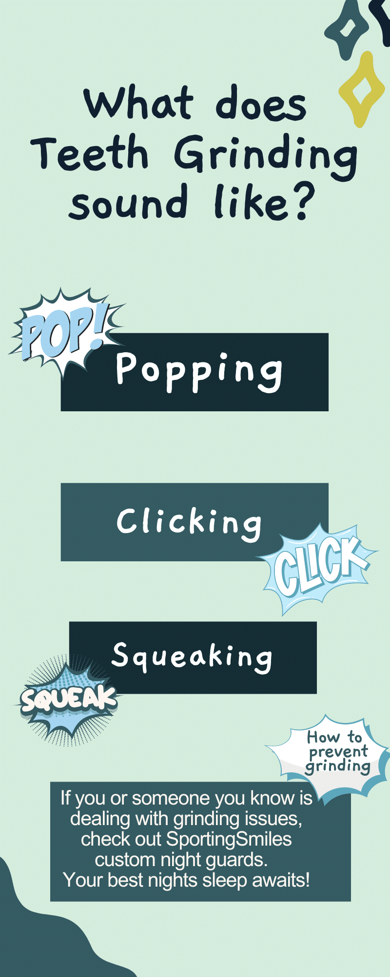 What Does Teeth Grinding Sound Like? - SportingSmiles Dental