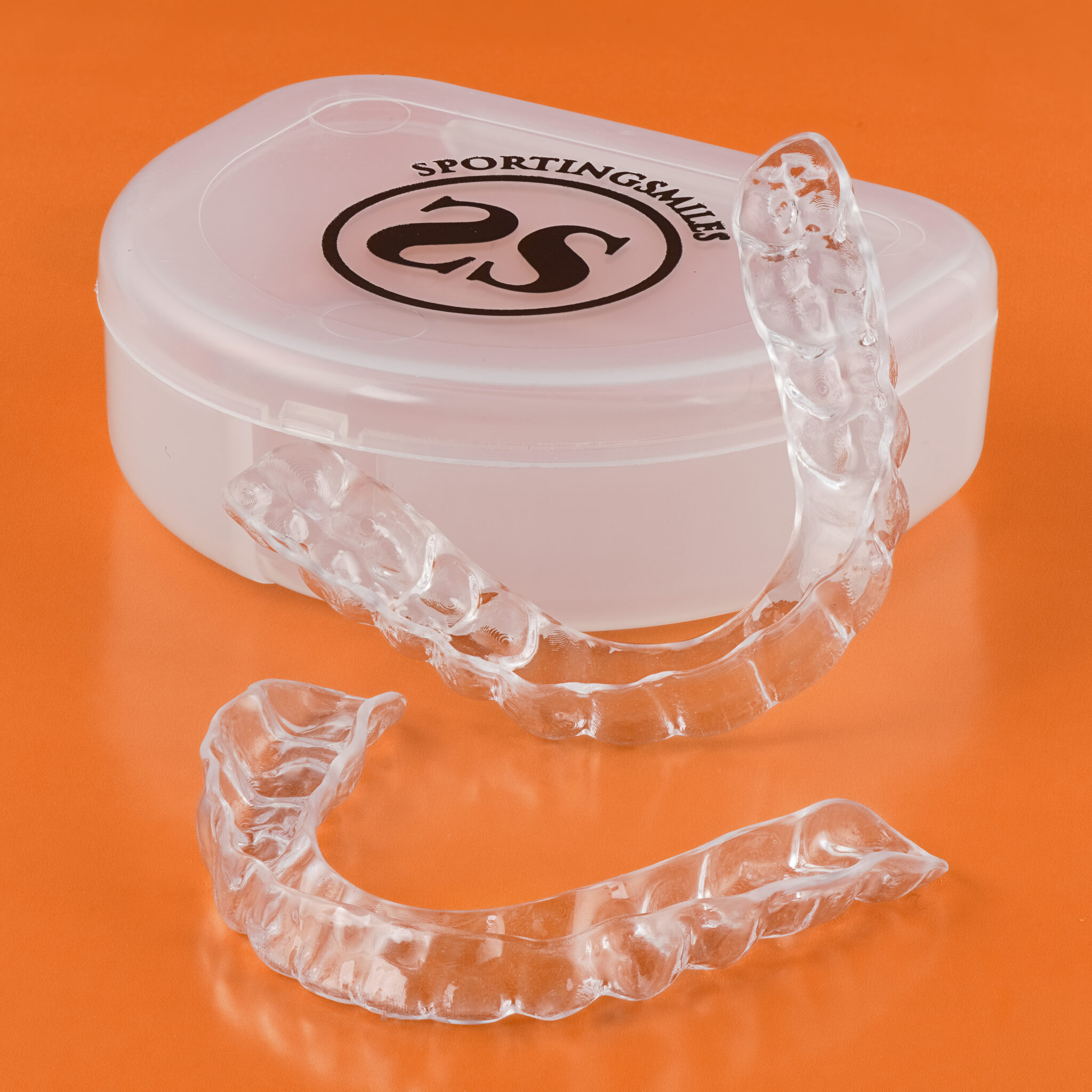 Upper and Lower Clear Teeth Retainers | SportingSmiles